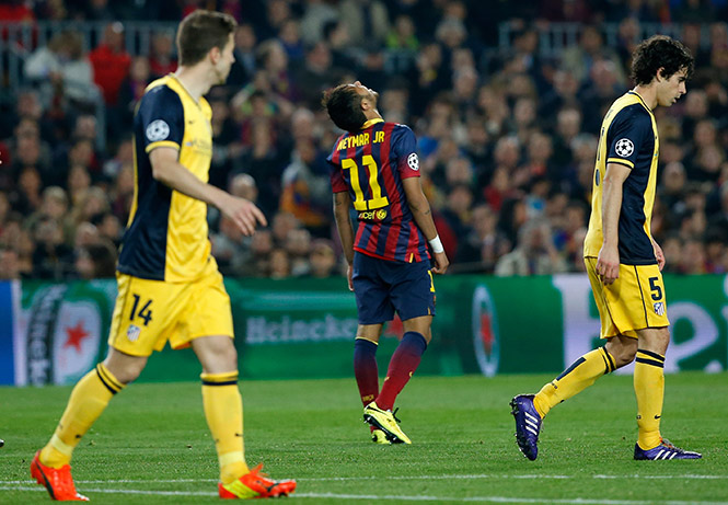 Empates en los juegos de ida de cuartos de la Champions