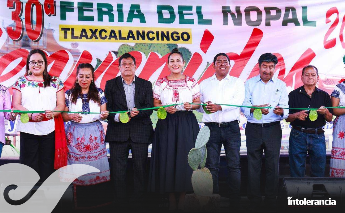 Lupita Cuautle inaugura la Feria del Nopal en San Bernardino Tlaxcalancingo